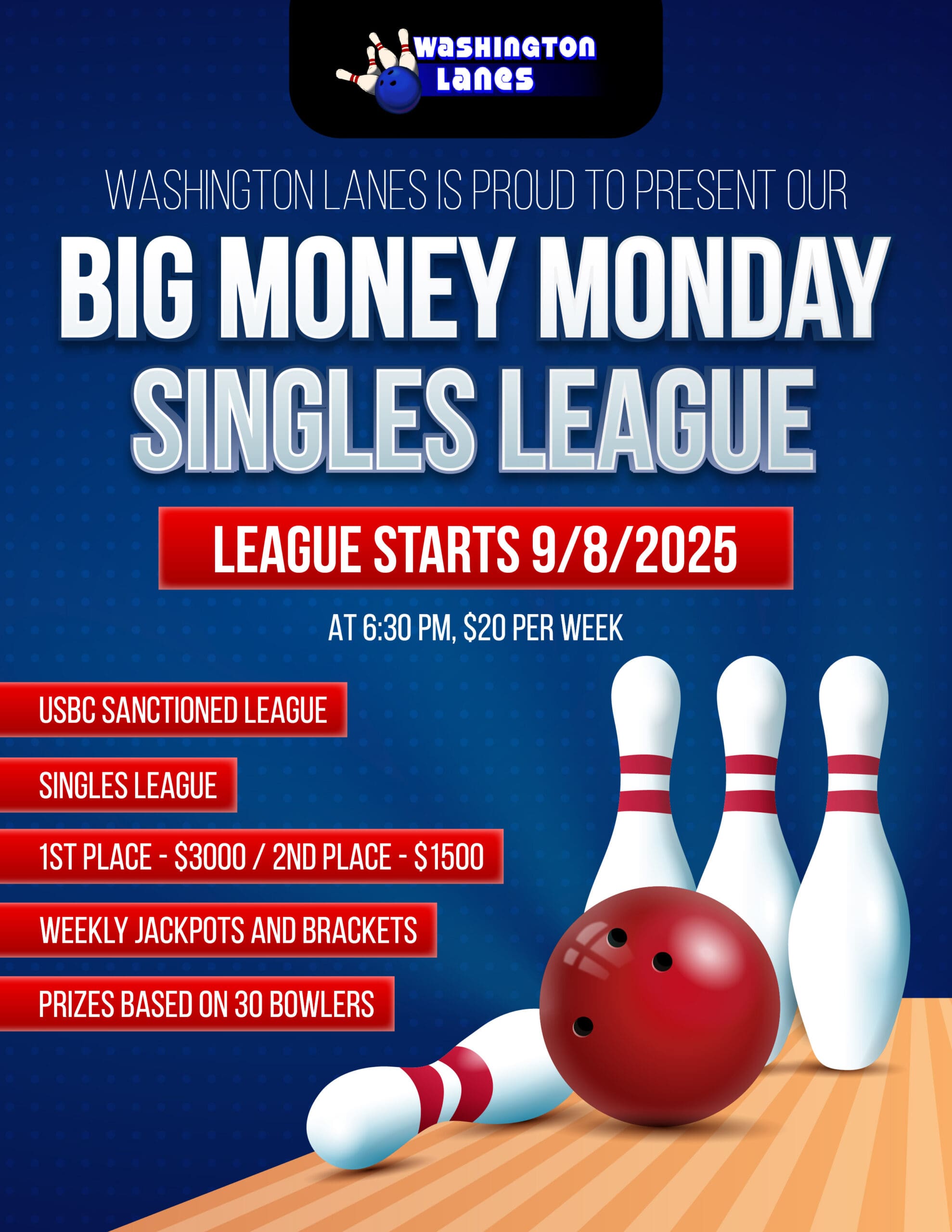 League Bowling | Washington Lanes | Bay City, MI